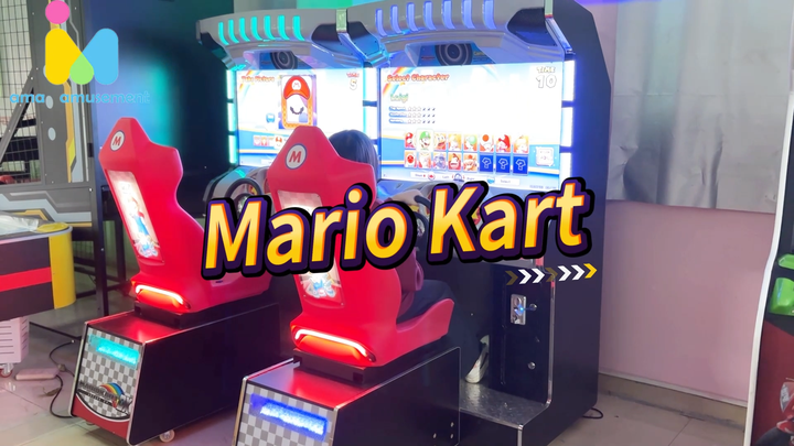 AMA Racing Simulator: 42" LCD Arcade Kart DX Video Coin-Operated Game ...