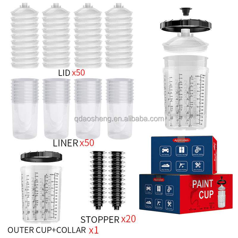 Disposable Paint Spray Gun Cups Liners and Lid System| Alibaba.com