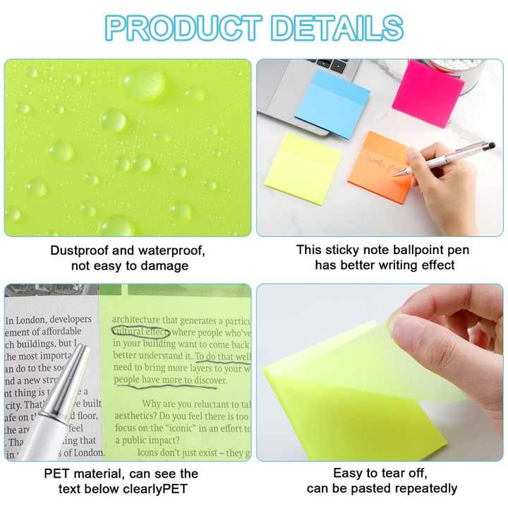 Transparent Fluorescent Water-Proof Self-Adhesive BOPP Material ...
