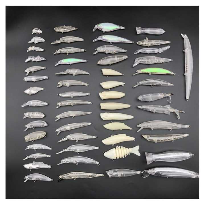 Top Right LB0001 DIY Lure Making Blank Lures Jerkbait Unpainted