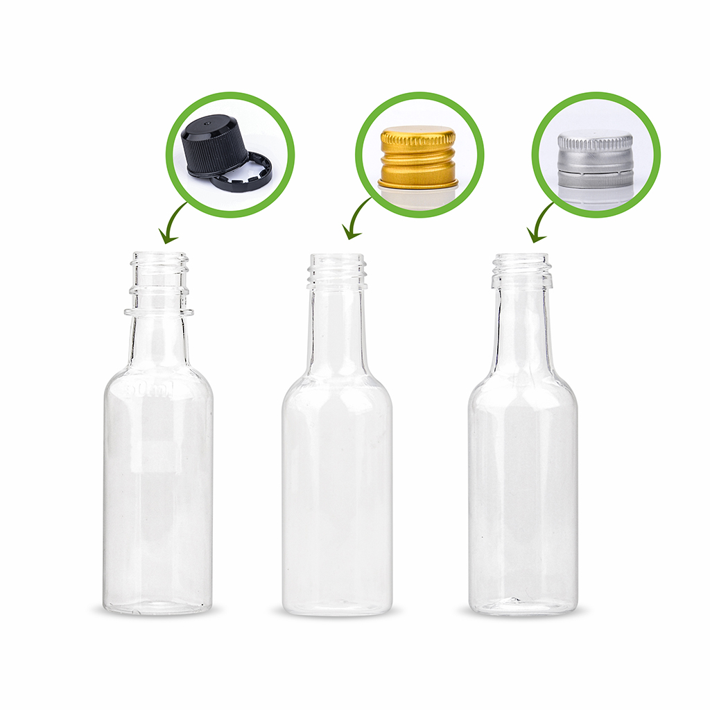 Empty Plastic Bottles - 250ml 500ml 1000ml HDPE PET