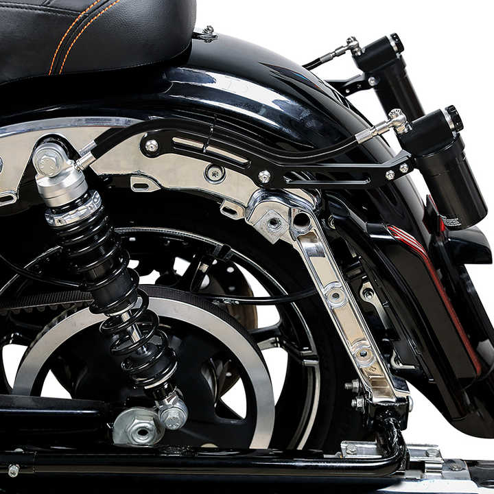 TCMT CVO Remote Reservoir Rear Suspension Shocks for Harley Touring ...