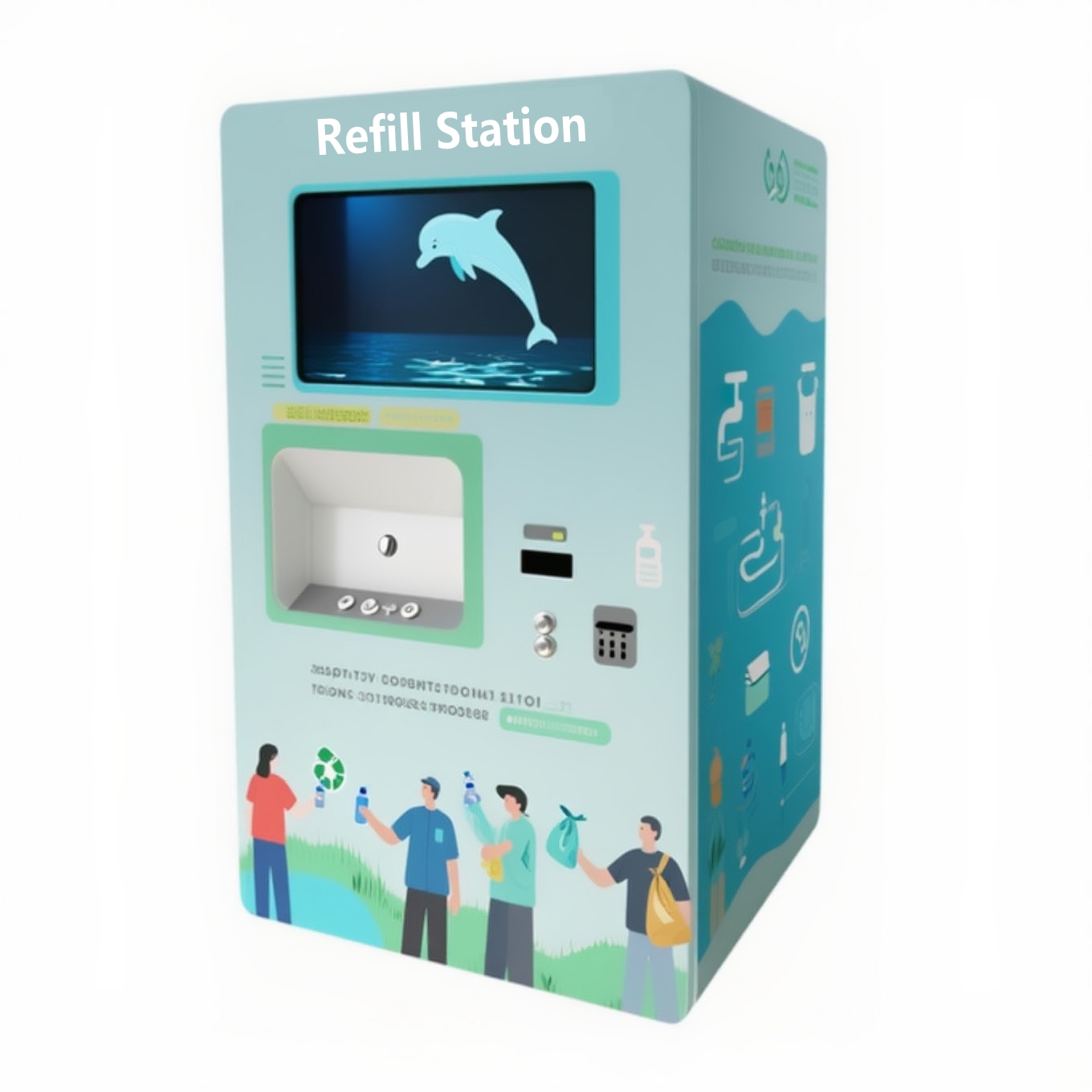 Coin Operated Liquid Detergent Dispenser - High Performance Vending ...