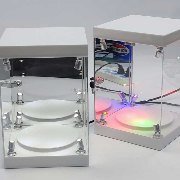 Custom Modern Acrylic Action Figure Display Box with LED