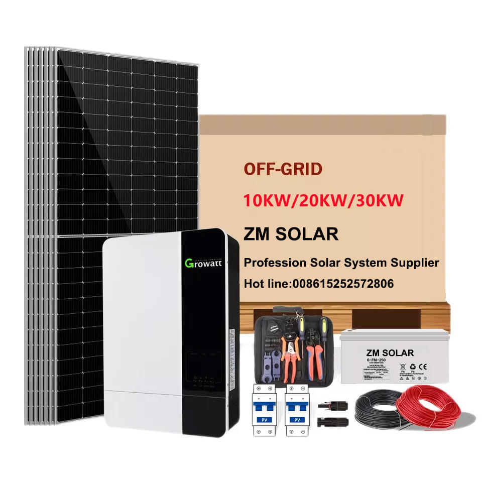 30KW Solar System Complete Solar Kits with Lithium Ion Battery Sale ...