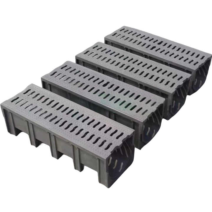 Rain Water Gutter Linear Drainage Ditch with High Capacity for Outdoor ...