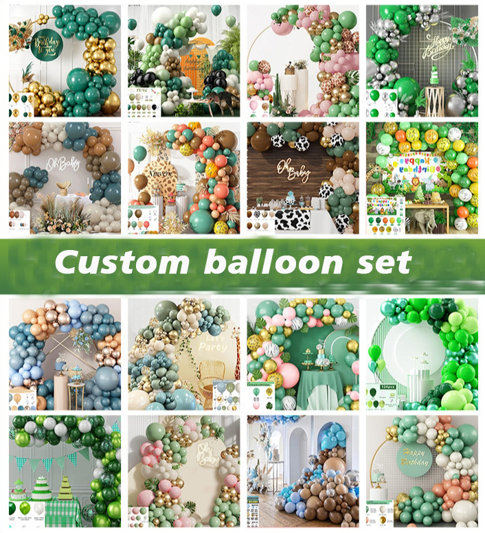 Sage Green Birthday Party Decorations - Modern Eco-Friendly Balloon ...