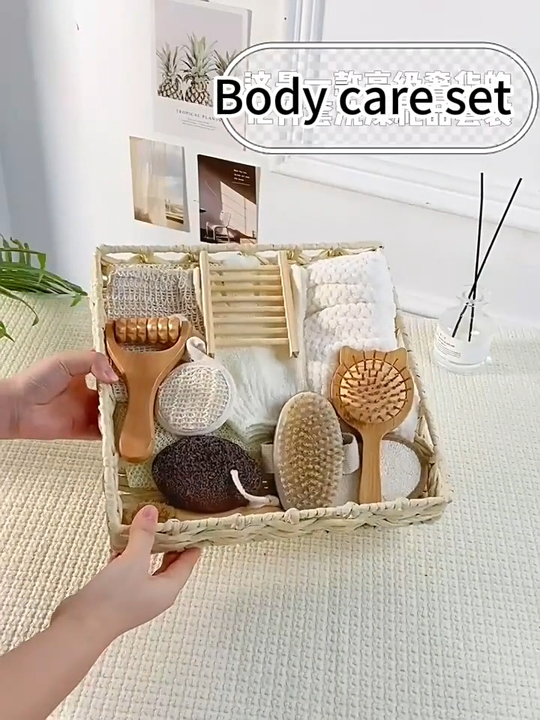 Wholesale New Born Baby Natural Bath Hair Care Spa Gift Set
