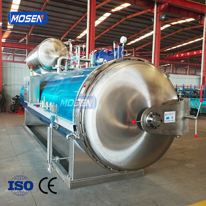 304/316 Stainless Steel Spray Retort Machine for Bagged Jelly with Hot ...