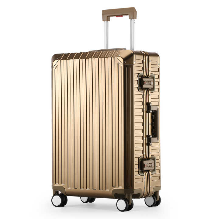 Valise Cabin Metal All Aluminium Troley Luggage Aluminumsteel Luggage ...