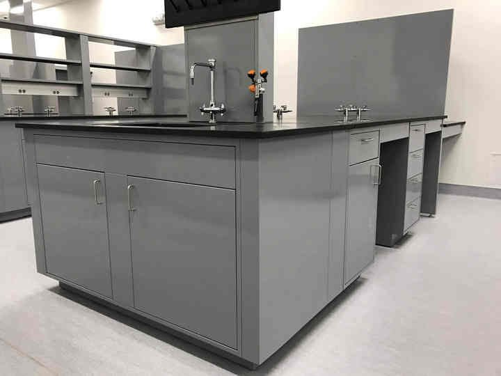 Commercial Laboratory Furniture Lab Island Work Bench Lab Casework with ...