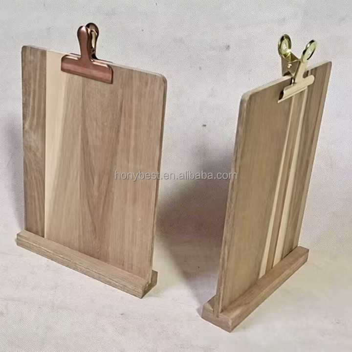 T-shaped Clipboard Brochure Sign Holder Menu Card Display Board