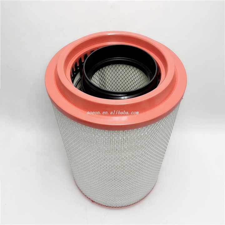 Filtro de aire para motor PU2738 compatible con FAW y SINOTRUK