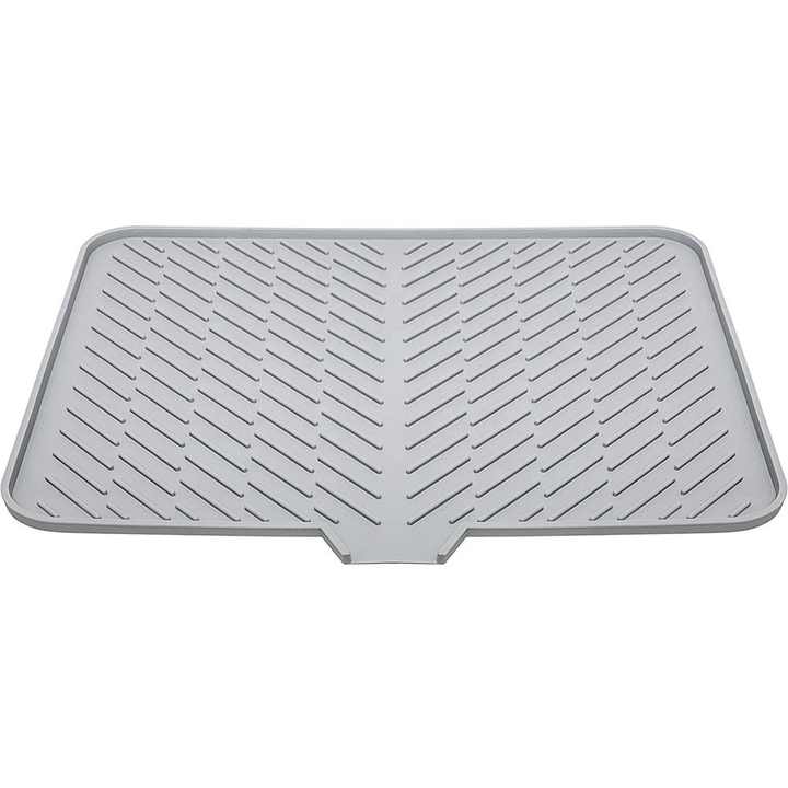Extra Large Kitchen Dish Drainer Mats Silicone Dish Drying Mat Draining ...