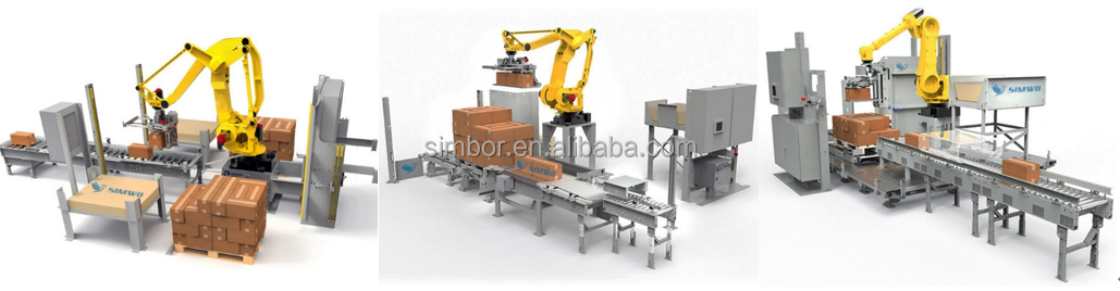 Bagging box robot handling palletizer EOAT robot pneumatic gripper ...