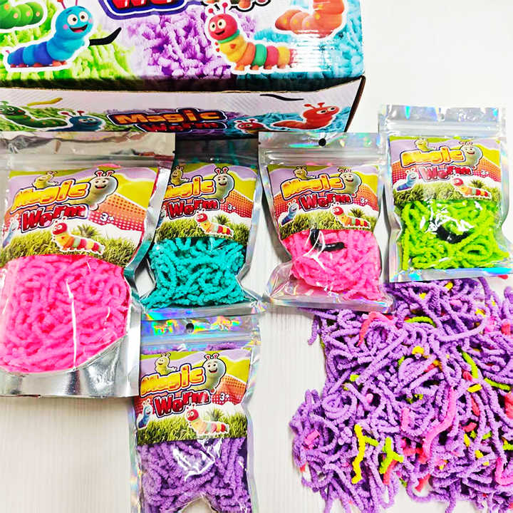30g Magic Worm TPR Sensory Fidget Toy - Stress Relief Anxiety Toys for ...