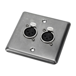 Placas de pared XLR esenciales para configuración de audio profesional