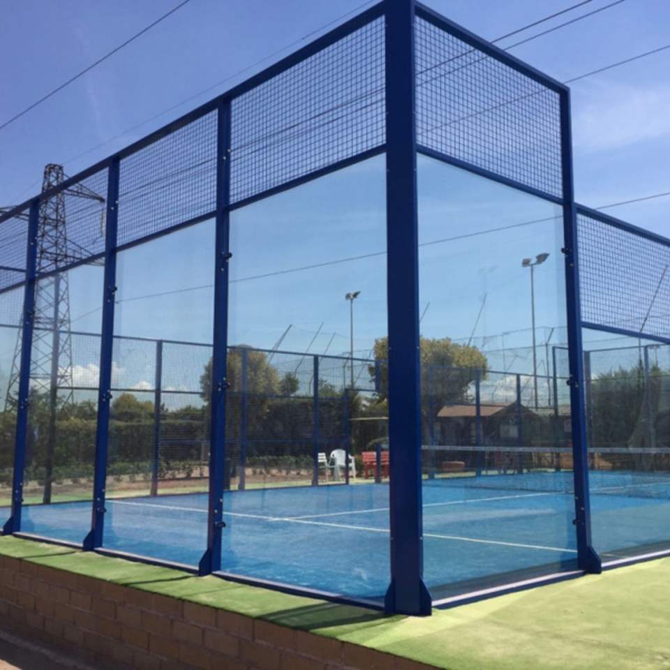 Classical Padel Tennis Court with Standard Size for Competition ...