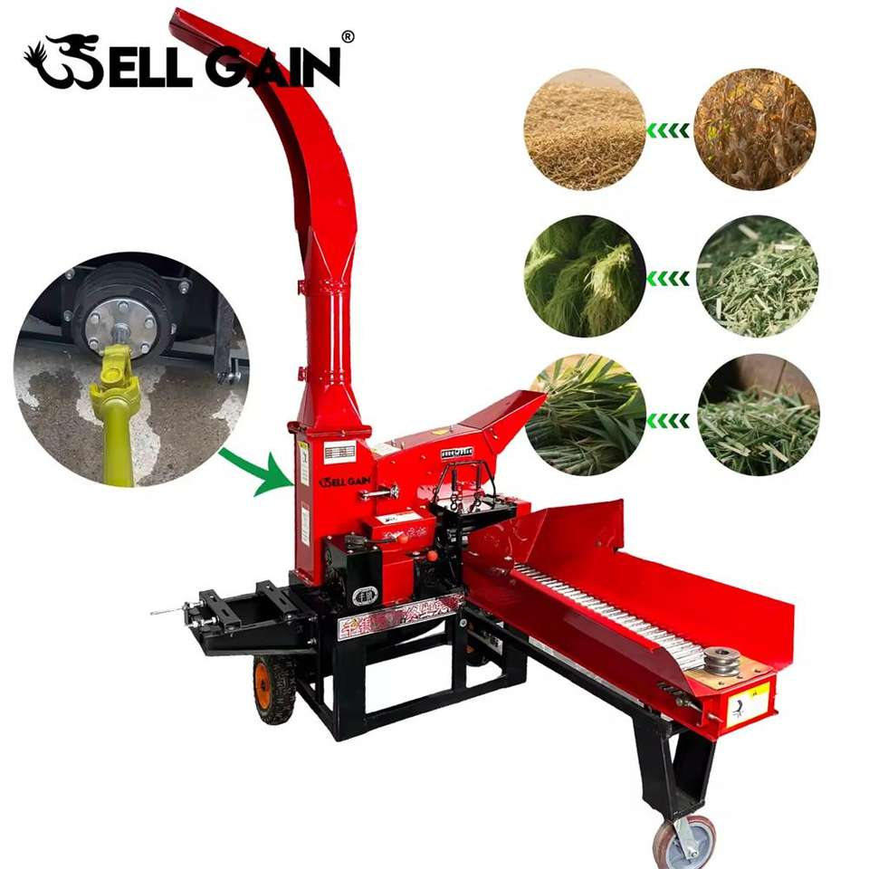 Silage Forage Chopper hay Straw Grass Chopper Machine for Livestock ...