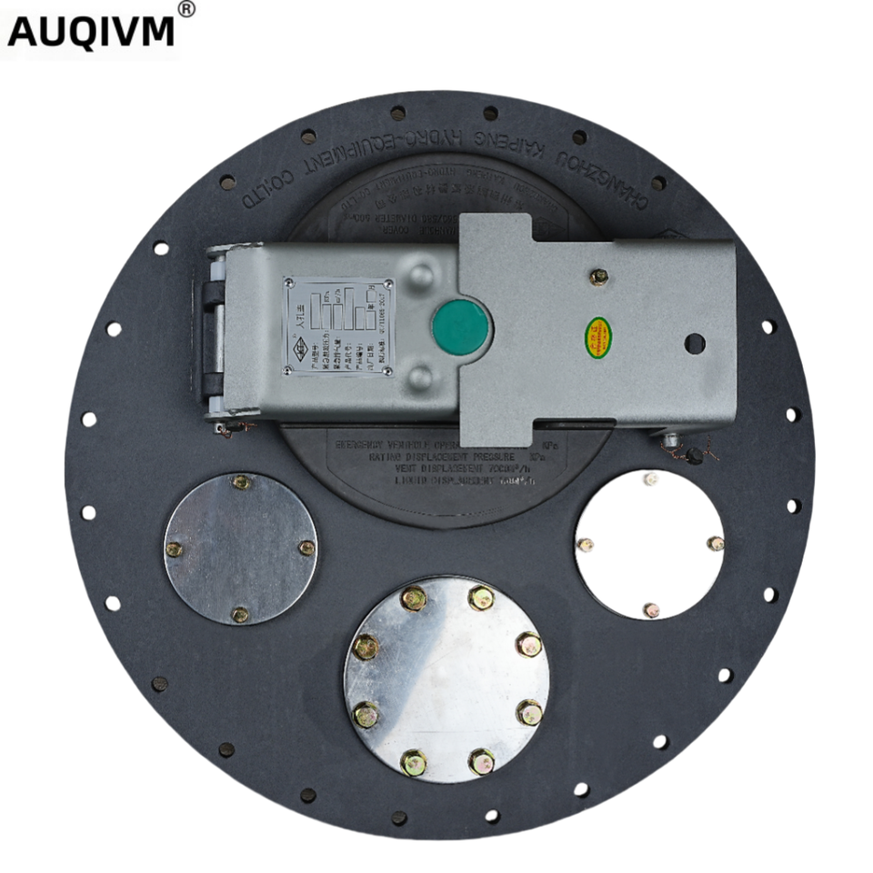 AUQIVM Manual Oil Tank Truck Manhole Cover Safety Shut-Off Valve ...