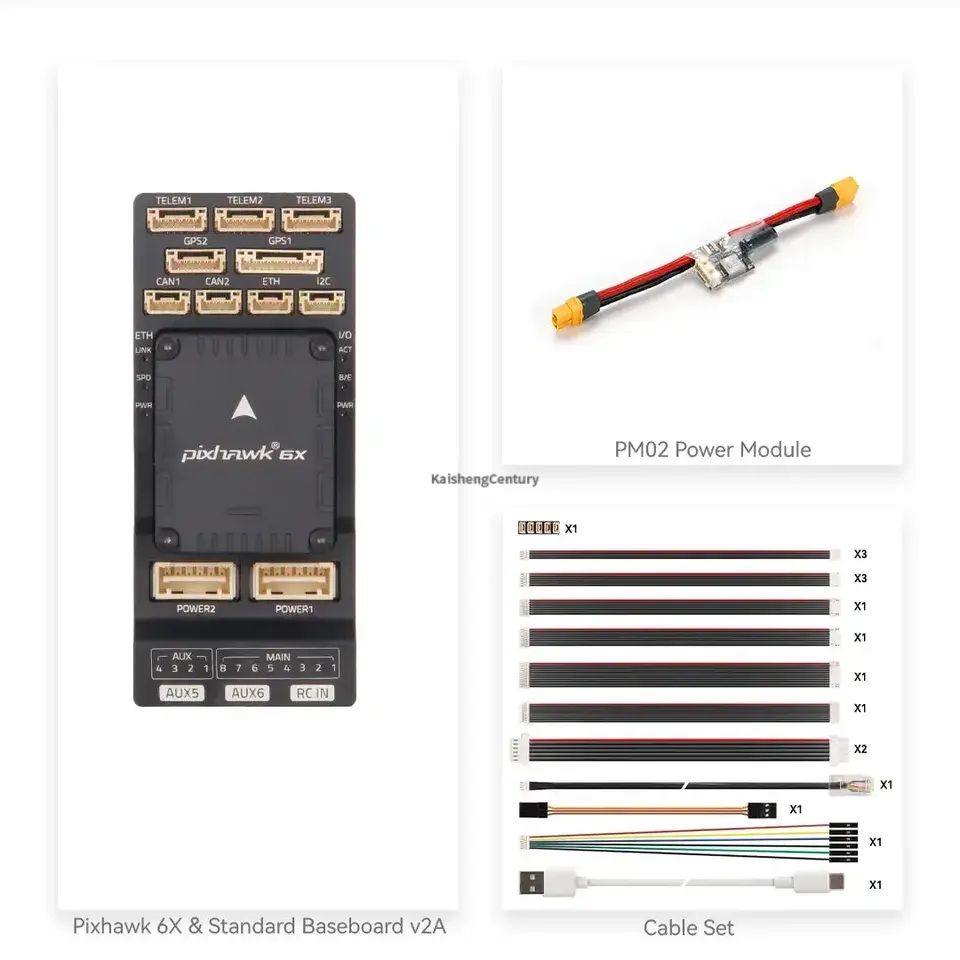 HolyBro Pixhawk 6X Flight Controller (ICM-45686) Standard Set / Mini ...