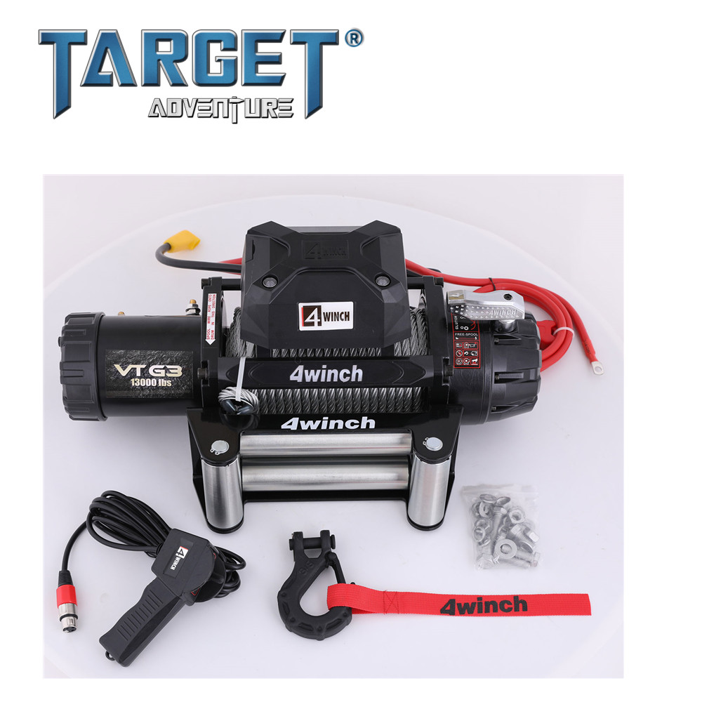 VTG3 13000lb Synthetic Rope Electric Winch Advanced Rescue 4 Winches ...