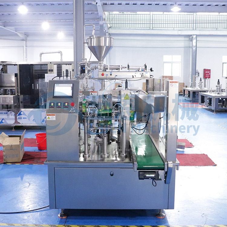 Automatic 8 Station Rotary Type Cooking Oil Sauce Paste Liquid Filling ...