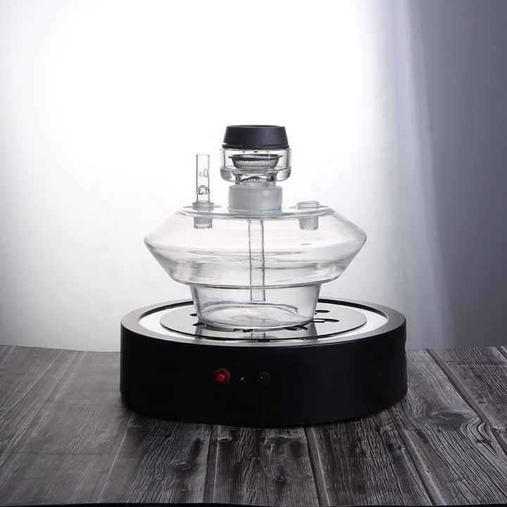 High Quality UFO Glass Hookah with Laser Light Base Mirror Technics ...