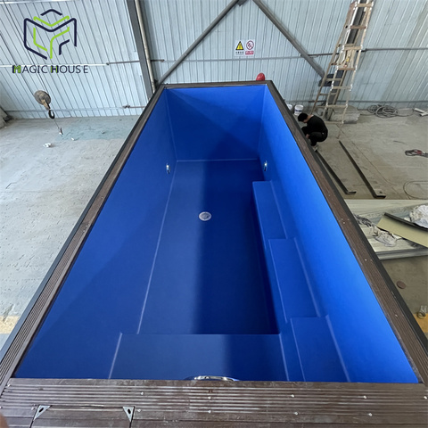 40ft Customizable Shipping Container Pool for Sale - Modern Outdoor ...