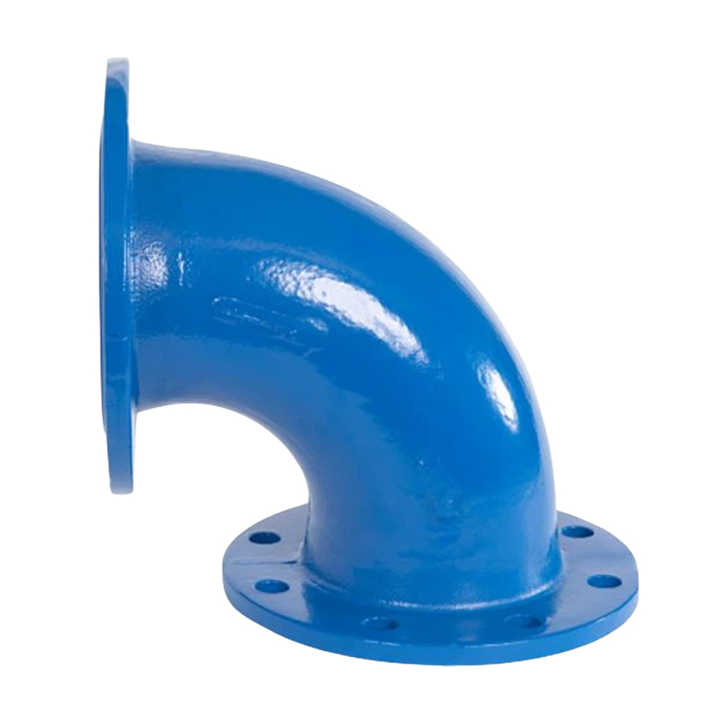 Ductile Iron Flange Fitting Di Double Flanged 90 Degree Bend/elbow Dn80-dn1000 Pipe Fitting Bend ...