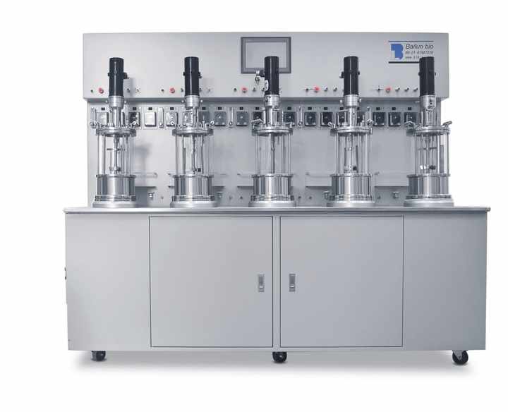 Benchtop Bioreactor - 5L Glass Fermenter for Algae & Bacteria
