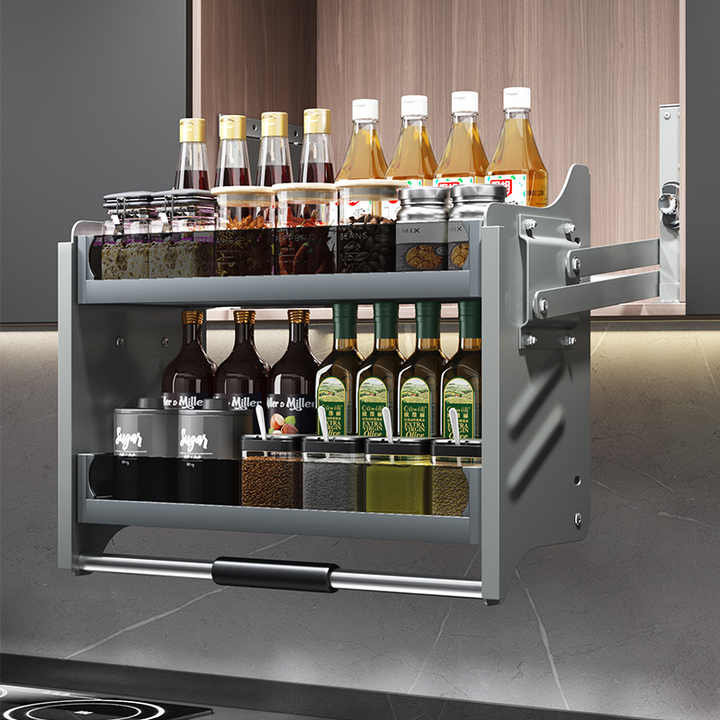 Kitchen Accessories Cabinet Lift Basket - Intelligent Storage