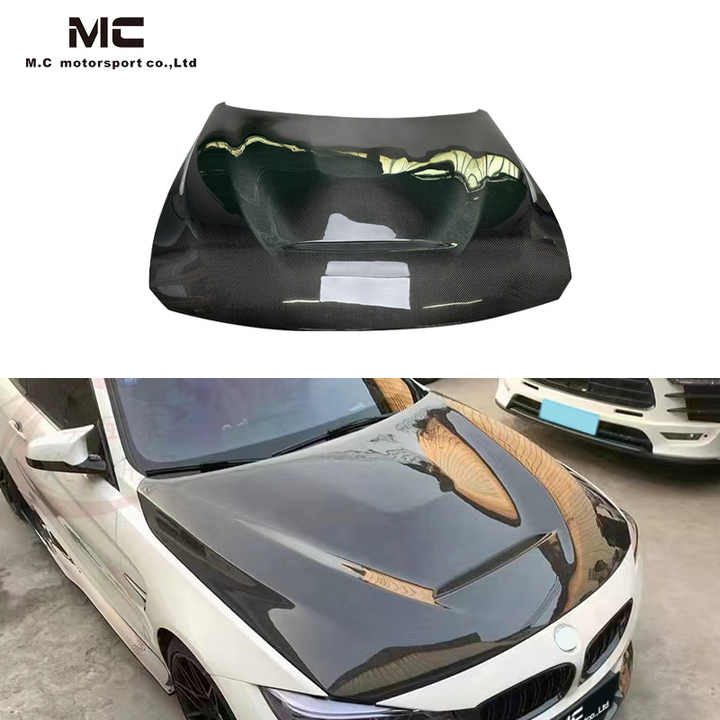 GTS Car Hood for BMW M3 F80 M4 F82 - Carbon Fiber Upgrade