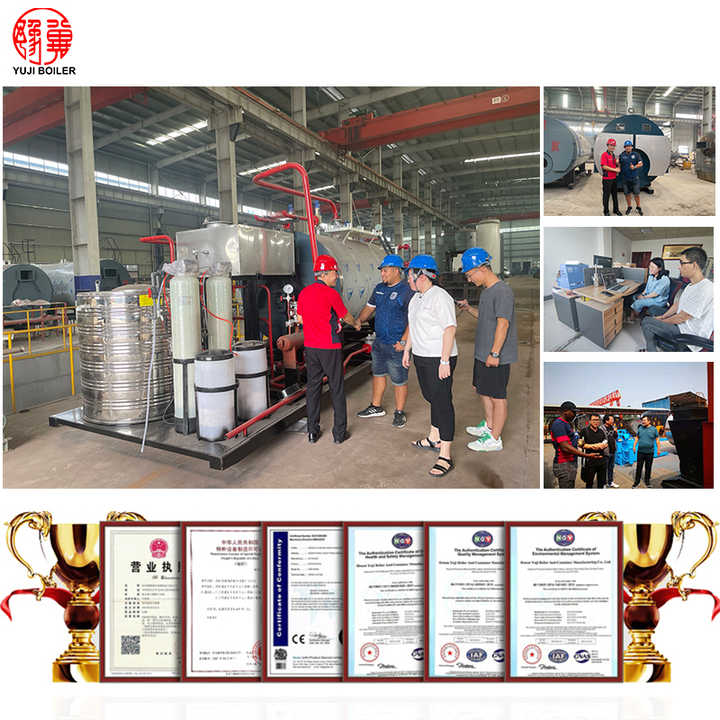 Wns2-1.25 2 Ton/H 2000 Kg/H 2000Kghr 2T/H 2Tonshr Fuel Heavy Oil Propane Gas Steam Boiler for ...