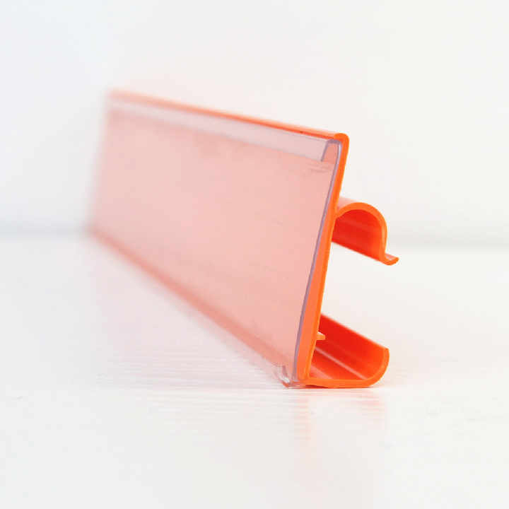 Clear Plastic Shelf Edge Label Holders Strip Price Shelf Talker for ...