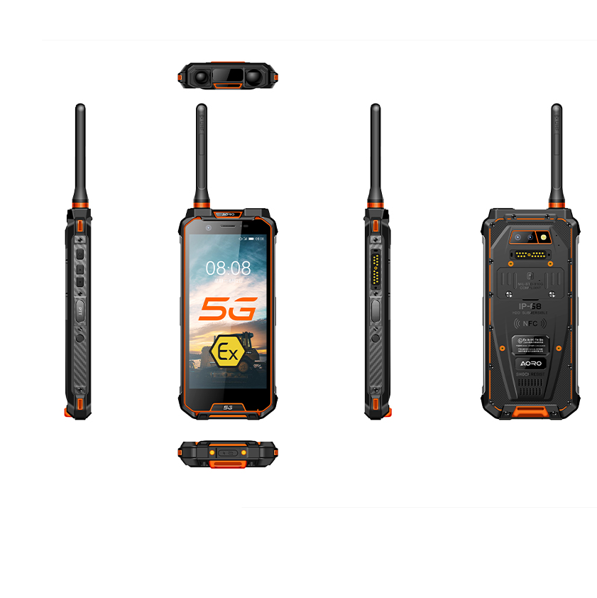 AORO M5 5G Network 8gb+256gb - Rugged Ex Phone with DMR UHF
