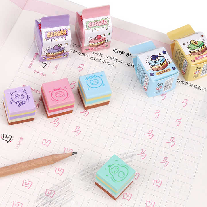 Various Colors of Mini Fashion Small Rubber Erasers Factory New Design ...