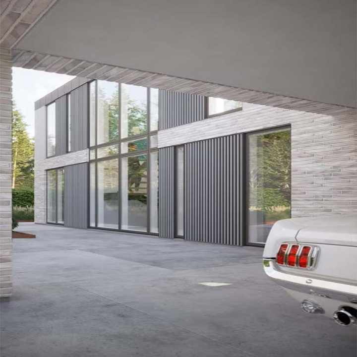 Outdoor Aluminium Carbon Wood 4x8 Panel Exterior Wall Cladding