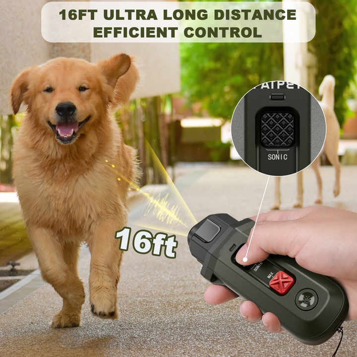 Portable Handheld Ultrasonic Dog Bark Deterrent Ultrasound Dog ...