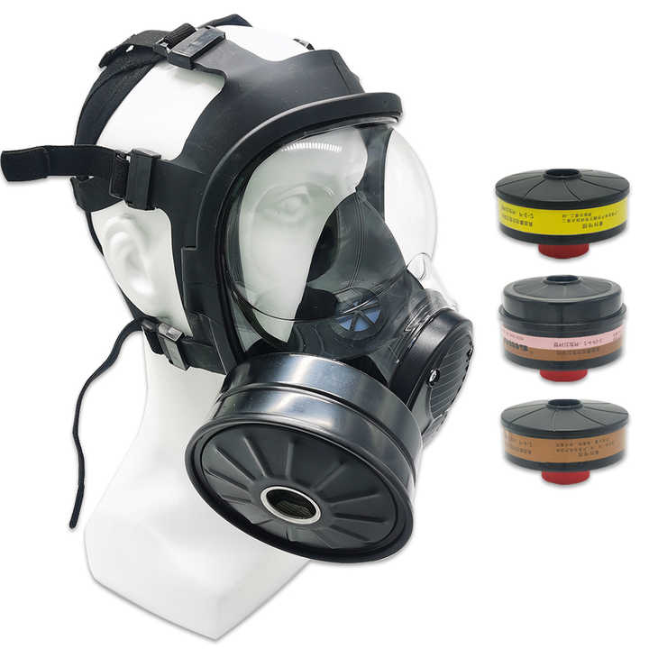 Tactical Smoke Emergency Silicone Gas Mask - Full Face