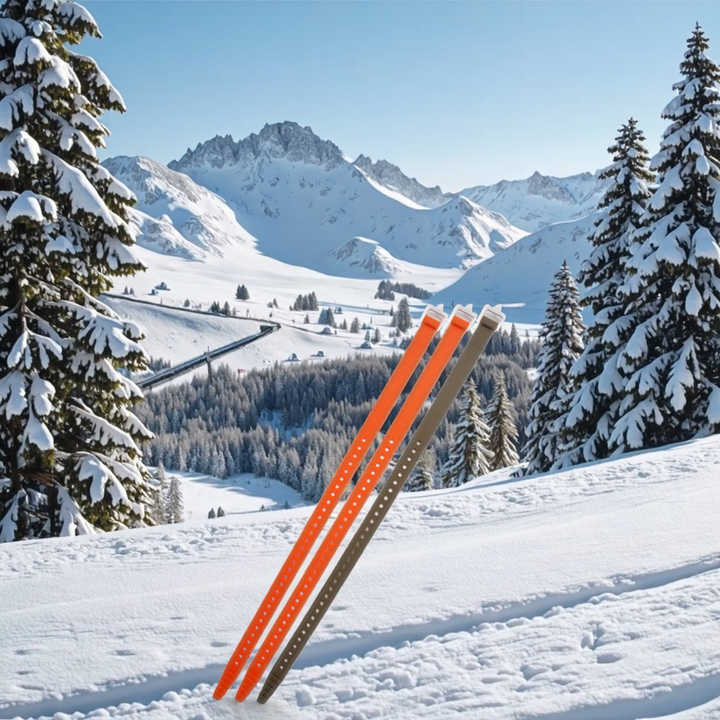 Custom Logo Rubber Ski Strap - Durable & Eco-friendly
