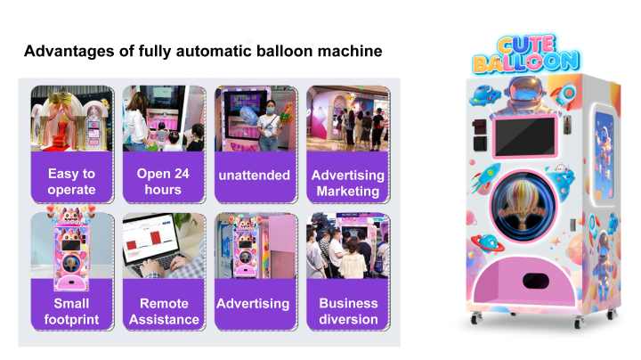 Wholesale Mall Amusement Park Vending Balloon Machine Automatic ...