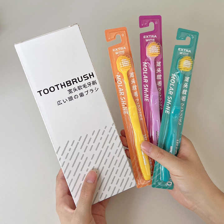Wholesale Extra Wide Head with Soft Bristle Toothbrush for China ...