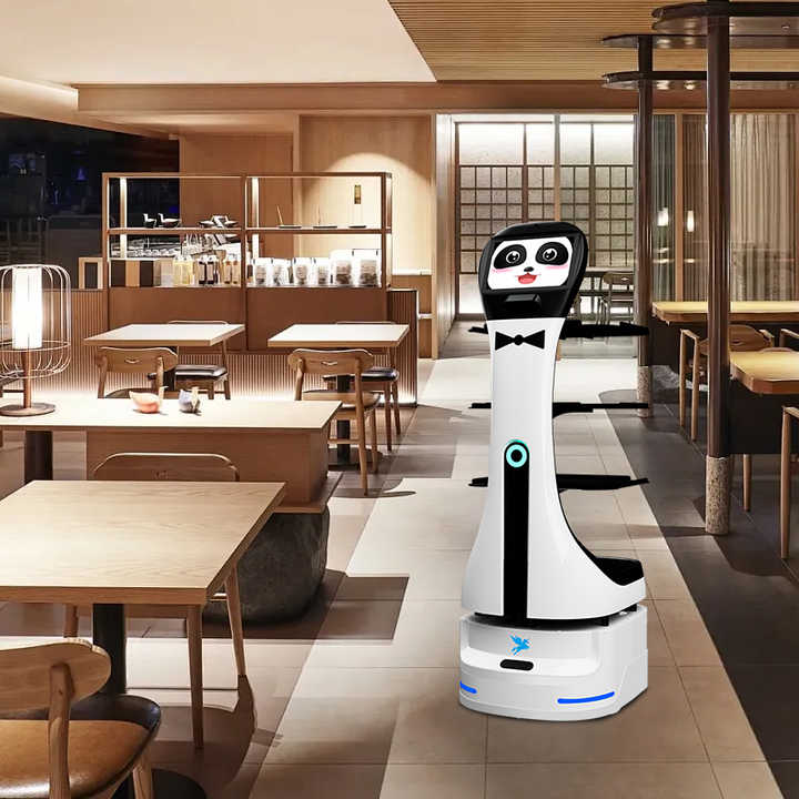 Commercial Roboter Autonomous Obstacle Avoidance Service Waiter Food ...