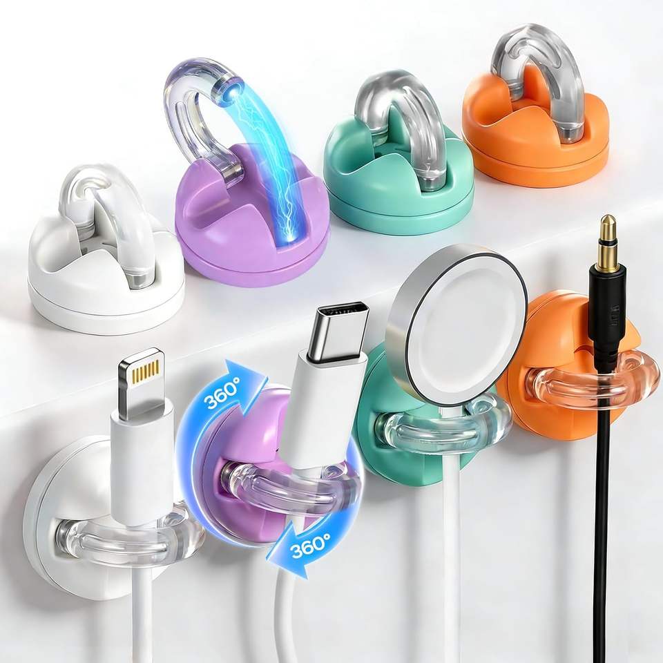 JIAEN Multiple Use Plastic Accessory Silicone Magnetic Holder ...