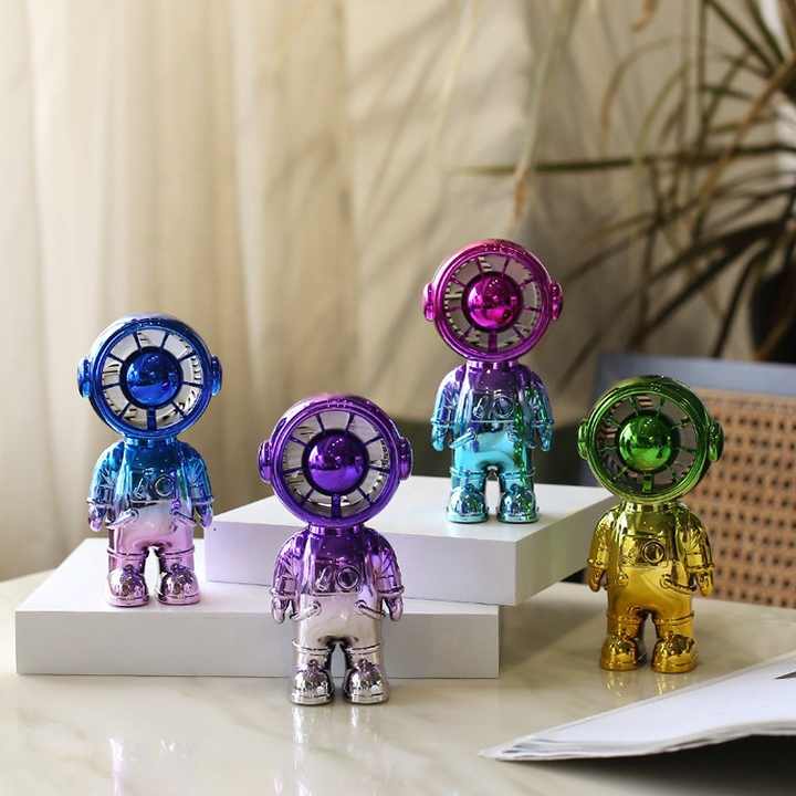 Mini Portable Astronaut Hand Electric Fan Cooler - 1 Year Warranty