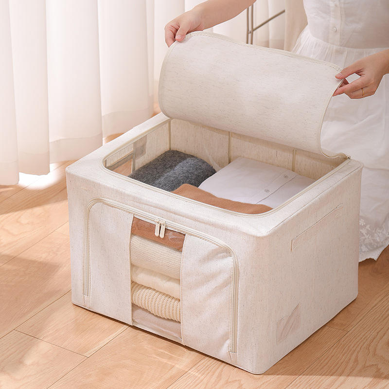 Lavinia Modern Design Rectangular Cotton Linen Storage Bags