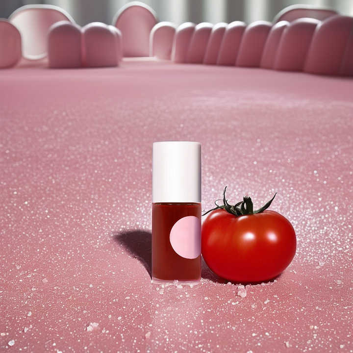 Luxury 7.1ml Lip Tint Tomato Flavor Red Lipstick for Daily Makeup ...
