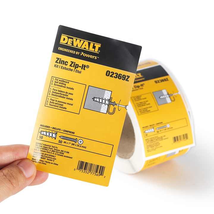 Custom Printed Waterproof and Sun Resistant Vinyl Power Tool ...