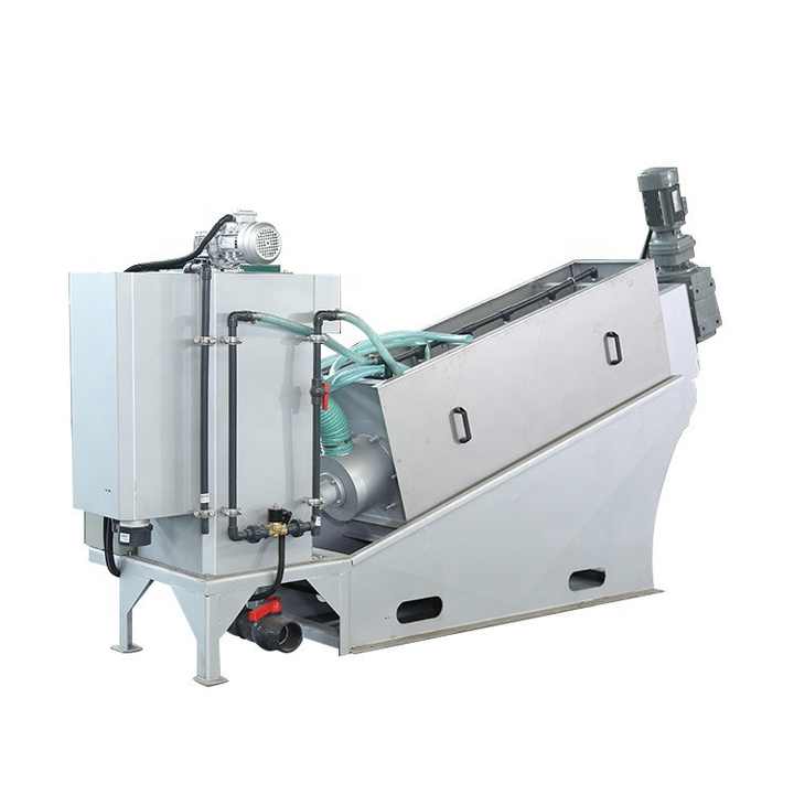 Food Dewatering Machine Slaughtering Sewage Screw Press Sludge ...